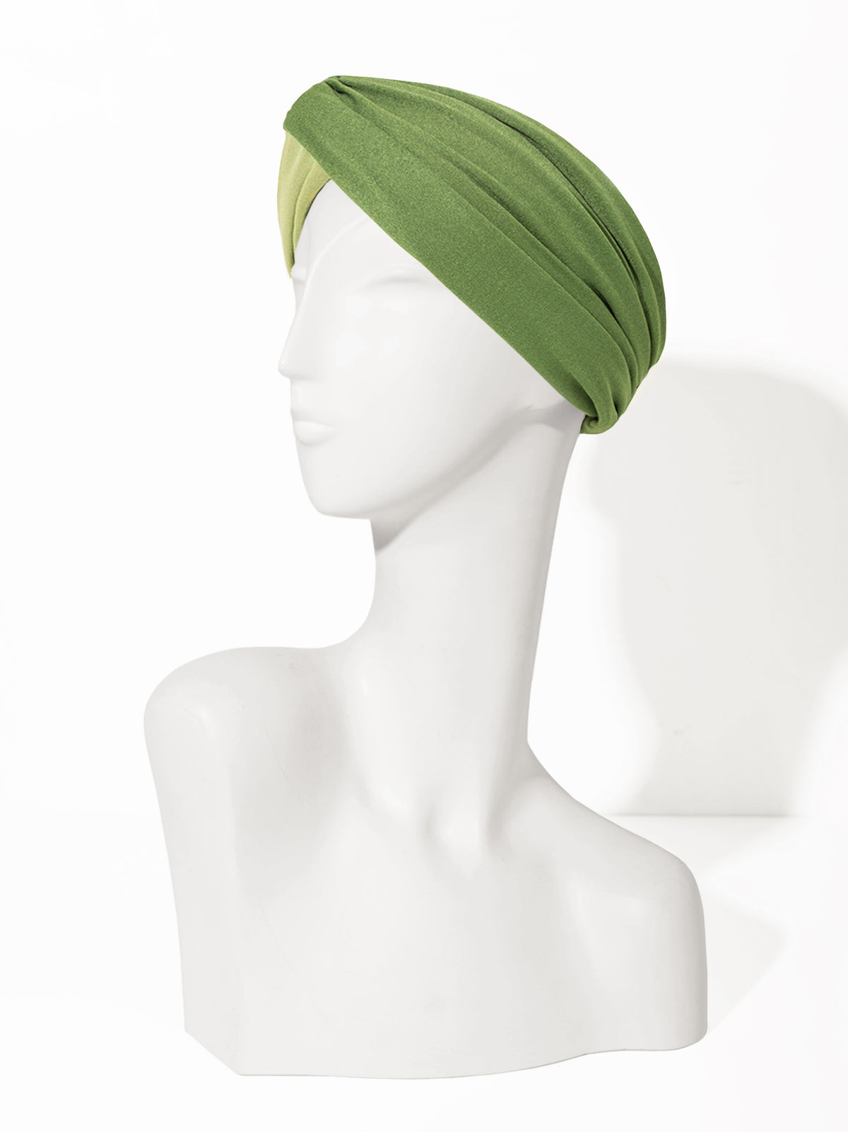 CAPRI BAND - Two-tone light green and dark green | La Parisienne Capri